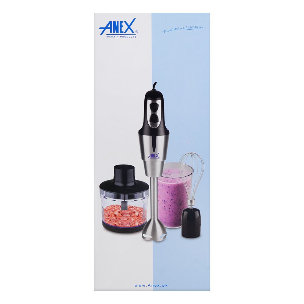 Purchase Anex Deluxe Hand Blender with Chopper, Whisk (Egg Beater ...