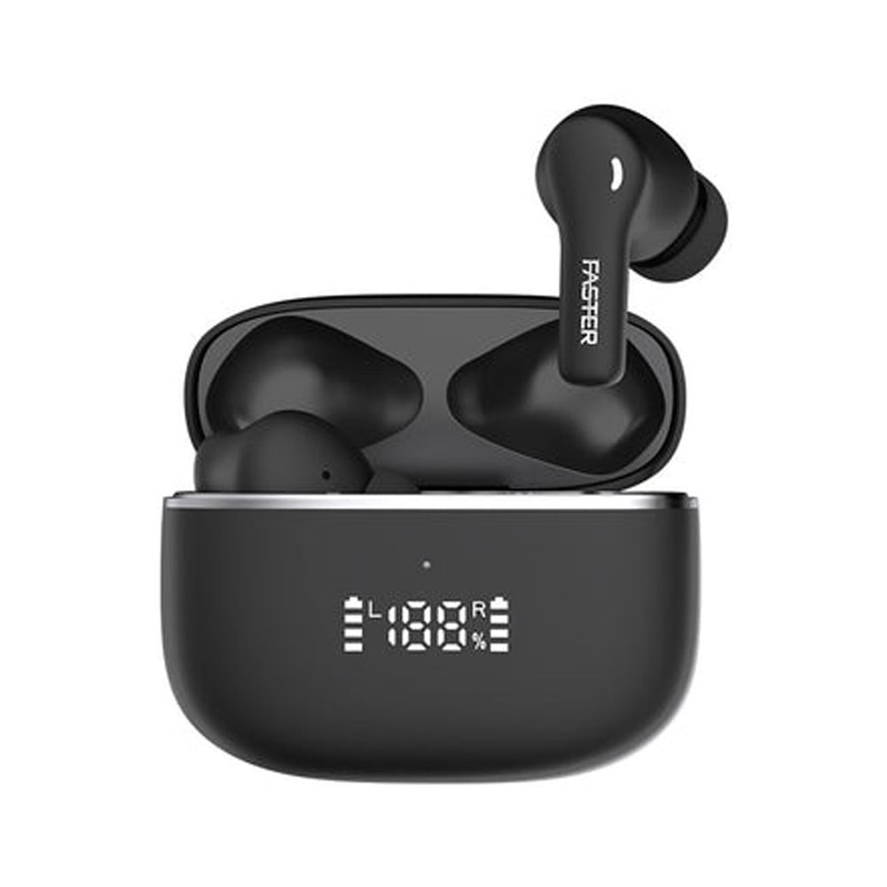 Purchase Faster Maverick ENC Wireless Earbuds, 7H Playtime, Black, FBT ...