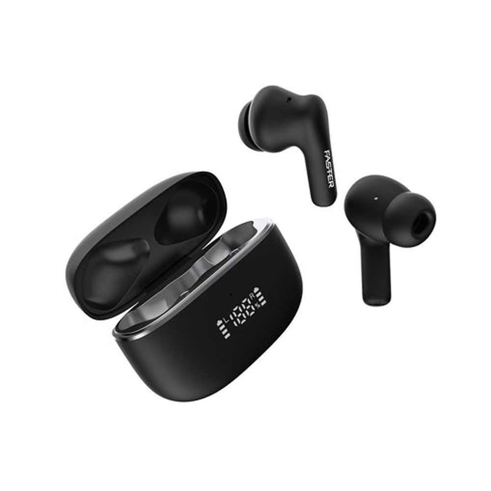 Purchase Faster Maverick ENC Wireless Earbuds, 7H Playtime, Black, FBT ...
