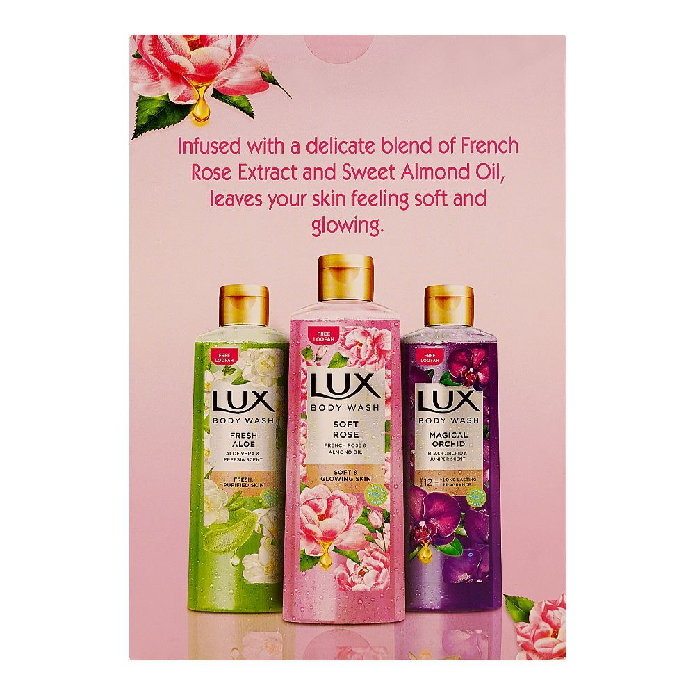 Order Lux Soft Rose Body Wash with French Rose & Almond Oil, Paraben ...