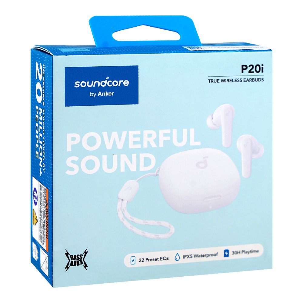Buy Anker Soundcore P20i True Wireless Earbuds, 30H Playtime, White ...