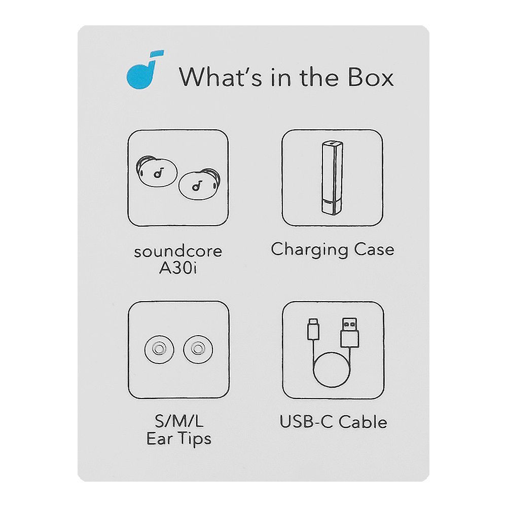 Anker Soundcore A30i Smart Noise Cancelling Tiny Wireless Earbuds, 24H ...