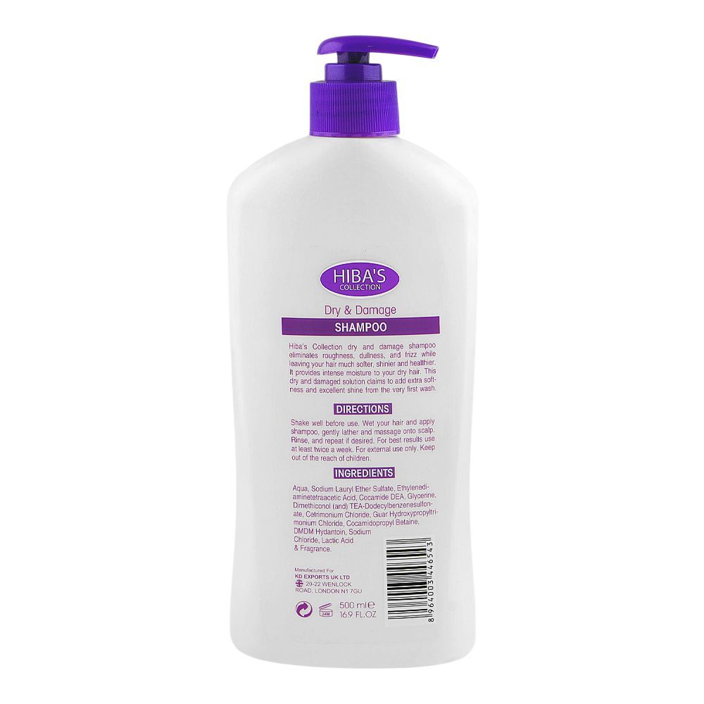 Purchase Hiba's Collection Advance Care & Repair Shampoo, For Dry ...