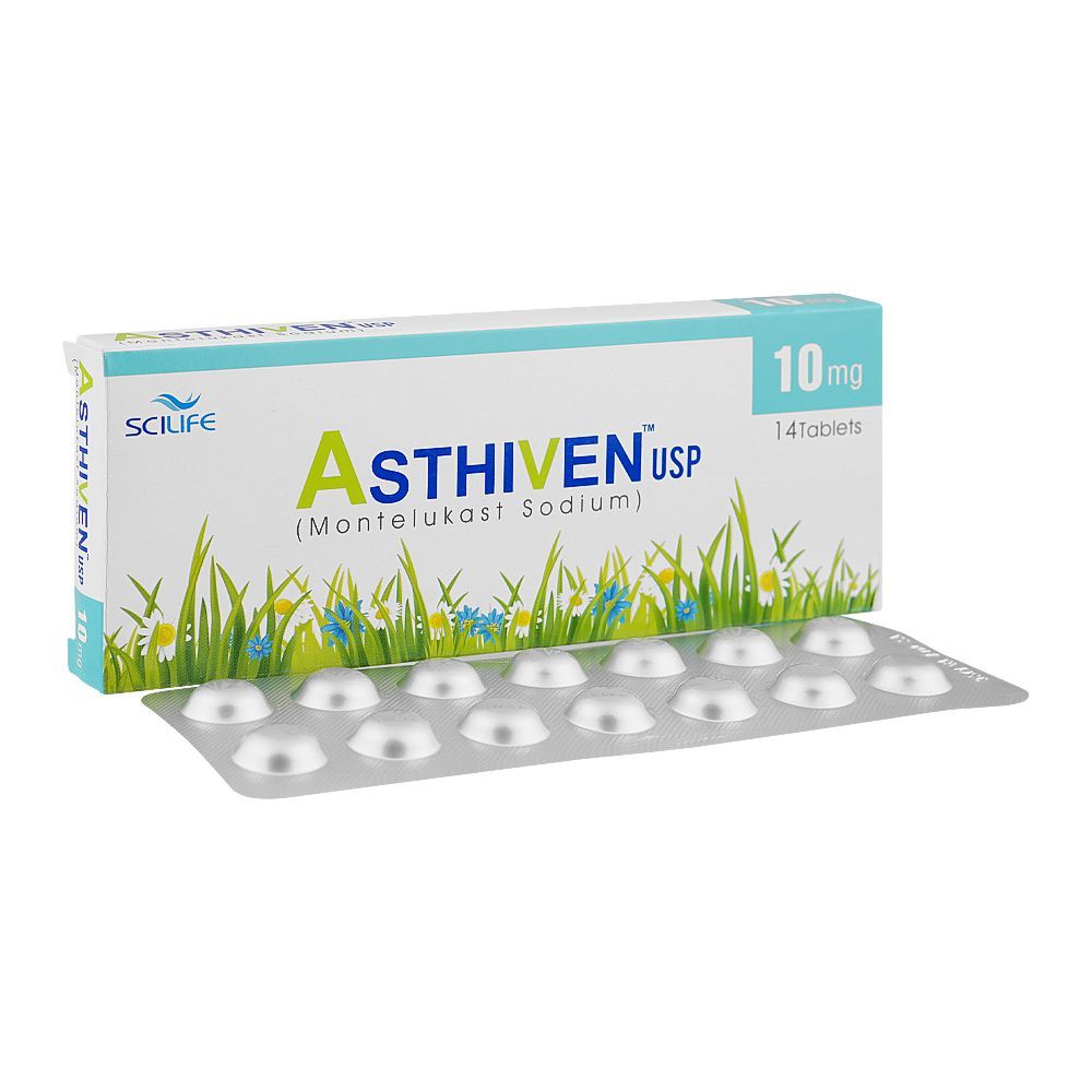 Asthiven USP 10mg Tablets, Box (14 Tablets)
