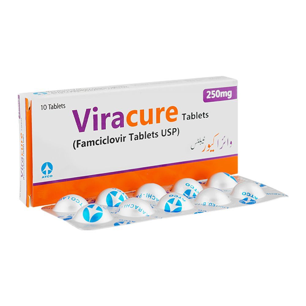 Viracure Tablets 250mg, Box (10 Tablets)