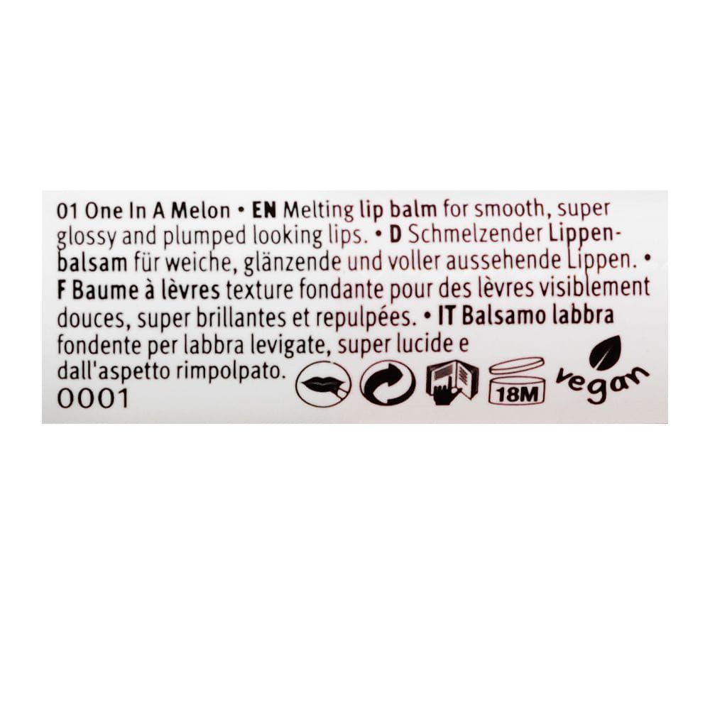 Essence Juicy Bomb Glossy Butter Lip Balm, 2.5g, 01 One In A Melon