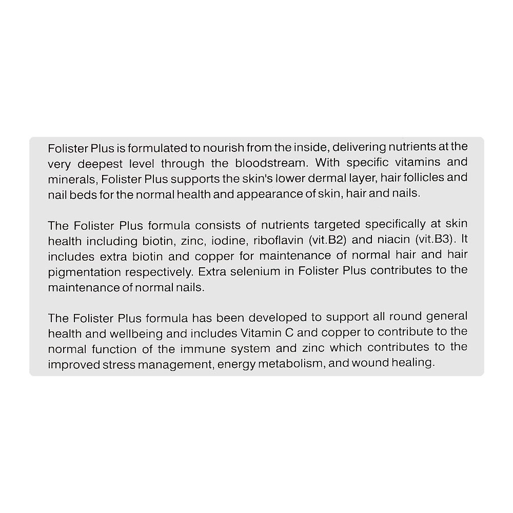 Folister Plus Tablets, Box (30 Tablets)