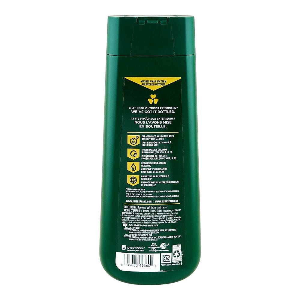 Irish Spring Charcoal Refresh Moisturizing Face+Body Wash, 591ml