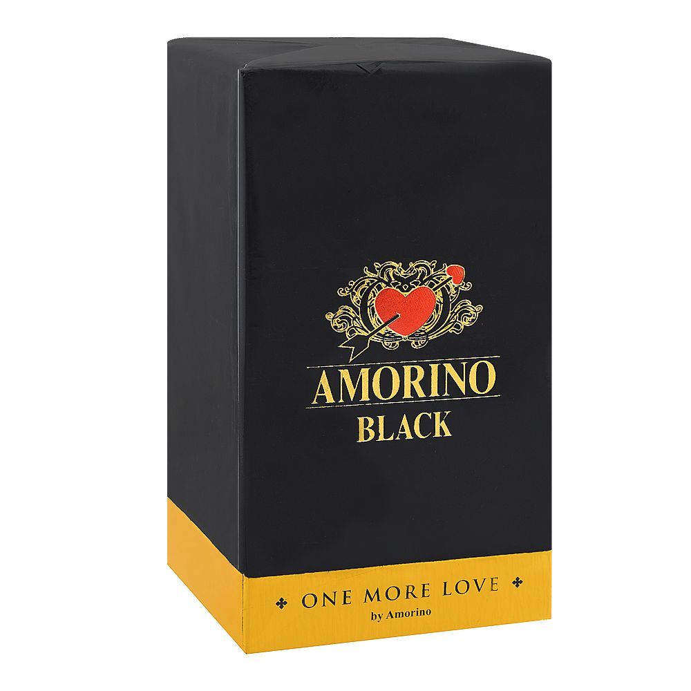 Amorino Black One More Love, Eau De Parfum, For Men & Women, 100ml