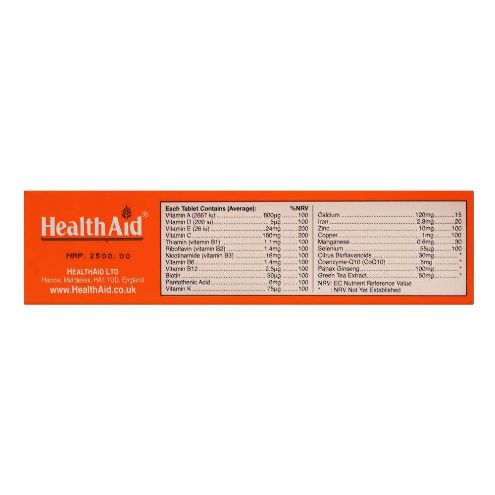 Health Aid A to Z Active, Bottle (20 Tablets)