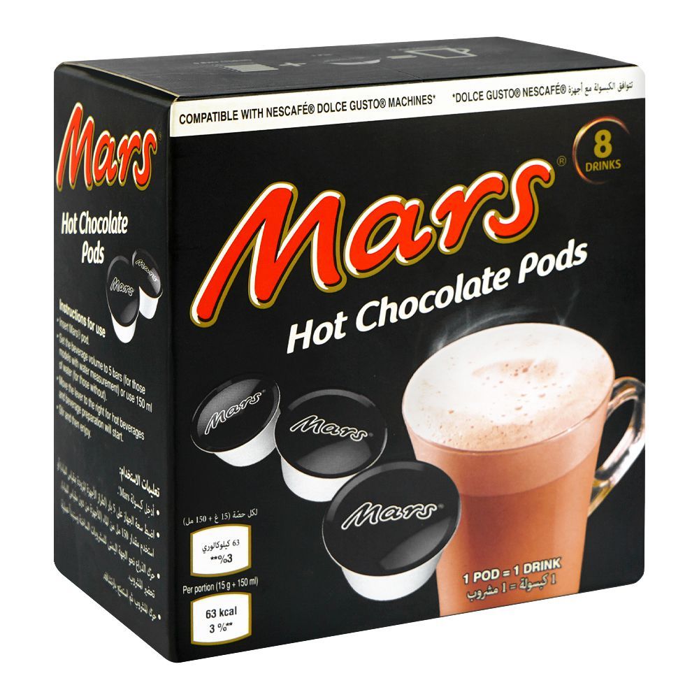 Order Mars Hot Chocolate Pods, Compatible with Dolce Gusto Machines, 8 ...