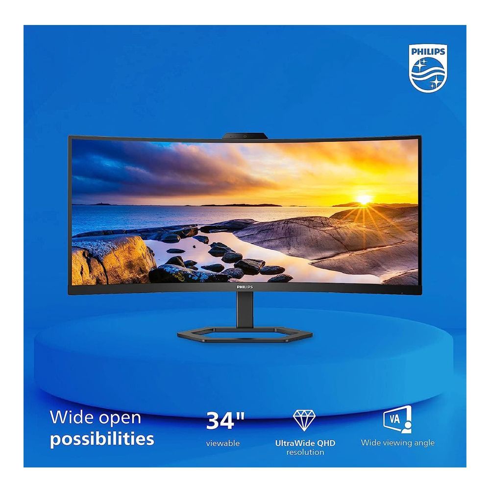 Purchase Philips 34" Curved Ultra-Wide LED Monitor with 5.0 Megapixel ...
