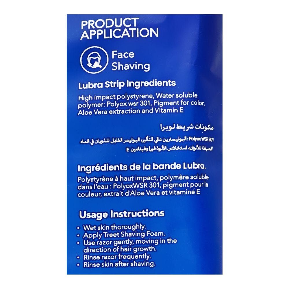 Treet Swift II Grip Twin Blade Disposable Razors Pouch, 5-Pack