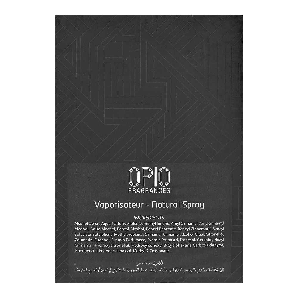 Opio Momentum, Eau de Parfum, For Men, 100ml