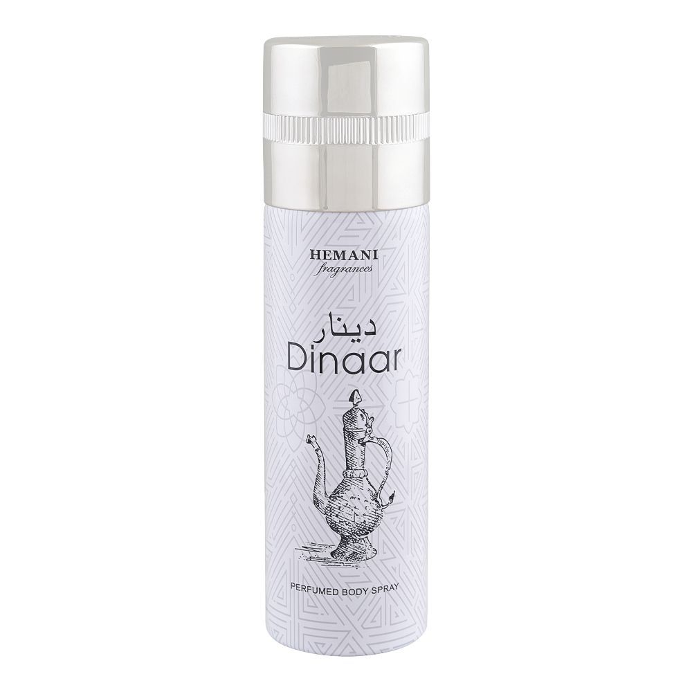 Hemani Dinaar Perfumed Deodorant Body Spray, For Men & Women, 200ml