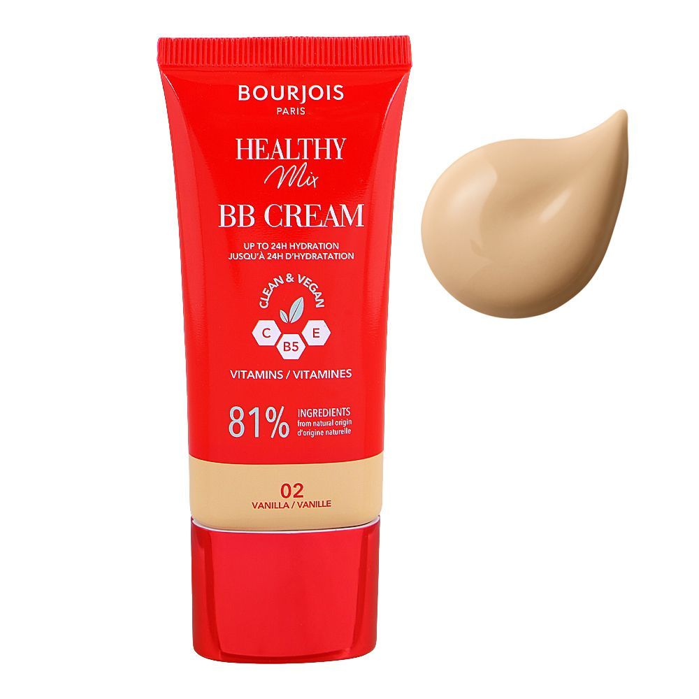 Bourjois Healthy Mix BB Cream, Clean & Vegan, 30ml, 02 Vanilla