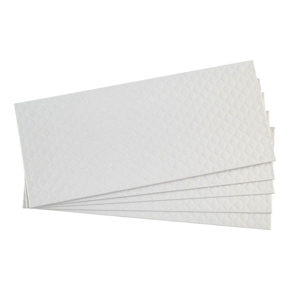 Royal Fancy Envelopes, Ice White Check, 5-Pack, EUP-09