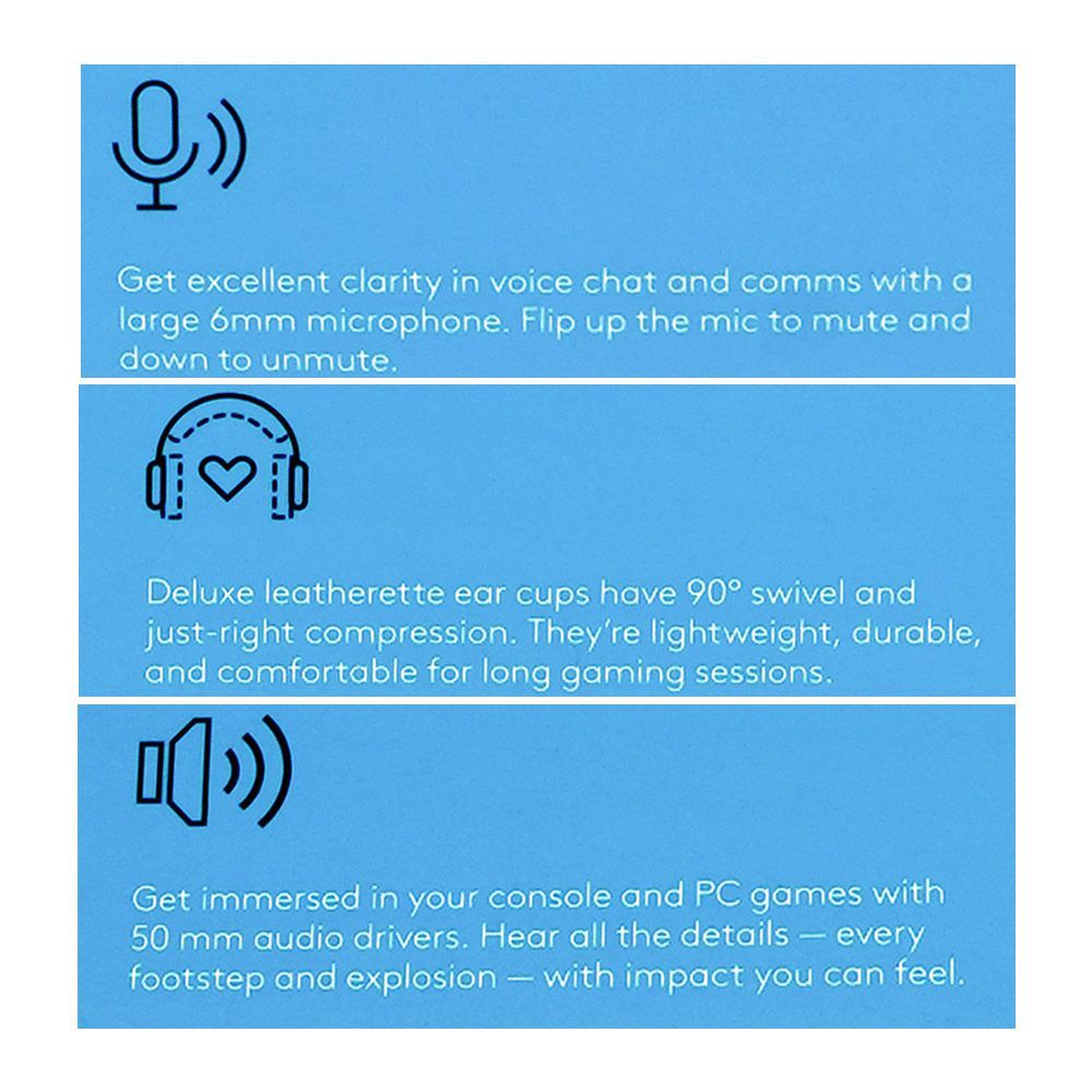 Logitech Stereo Gaming Headset, Black, G331 981-000759