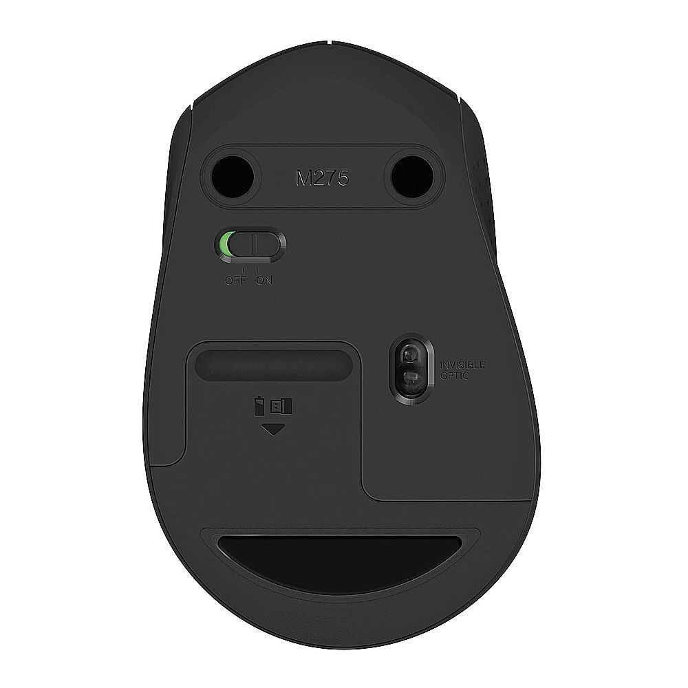 Logitech Curved Design Plus Extended Power Wireless Mouse, M-275 910-007327