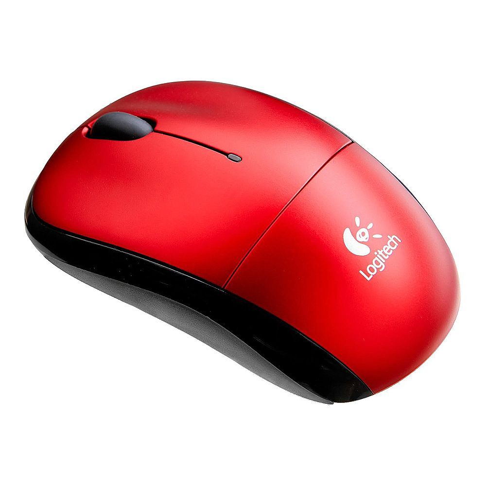 Logitech Wireless Mouse, Red, M187 910-005373