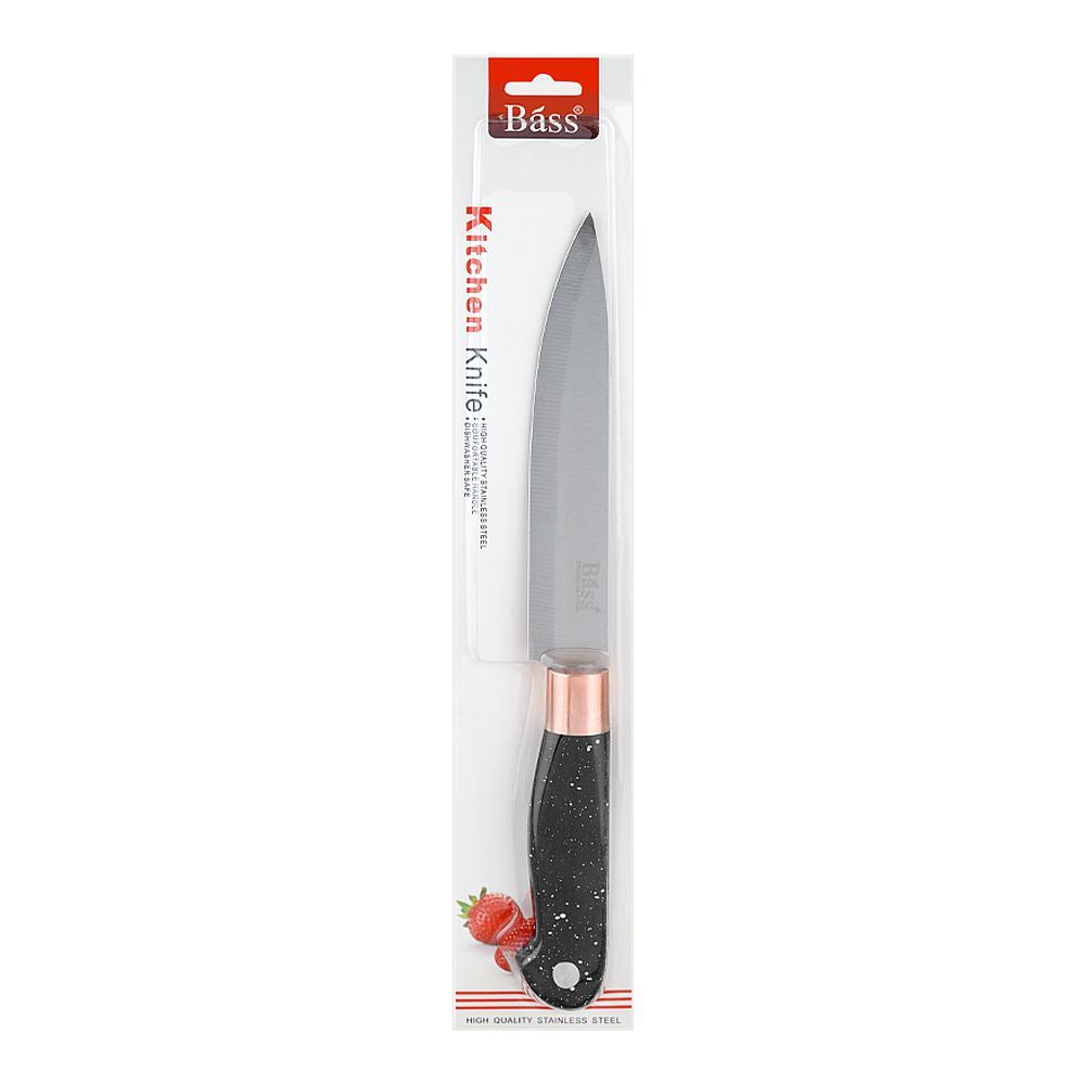 Bass Stainless Steel Kitchen Chef knife, Sharp Blade for Precision ...
