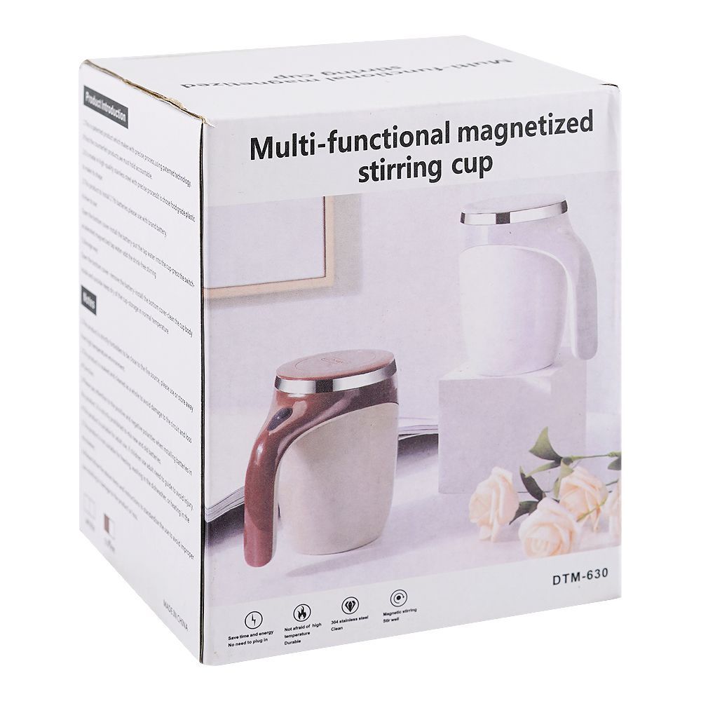 Multi-Functional Magnetized Stirring Coffee Mug, Electric Stainless ...