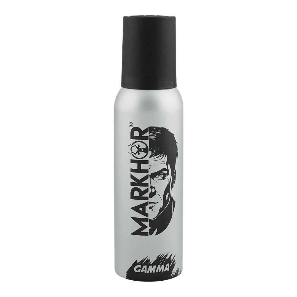 Markhor Gamma No Gas Deodorant Body Spray, For Men, 120ml