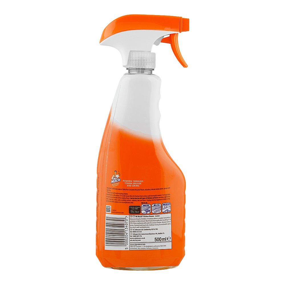 Mr. Muscle Kitchen Cleaner Degreaser Spray, 500ml