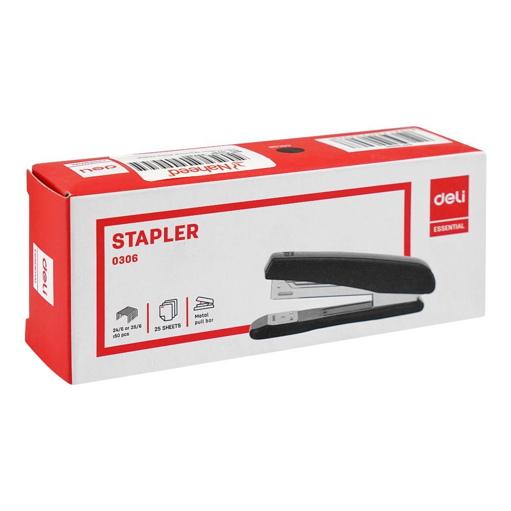Deli Stapler Machine, Black, E0306
