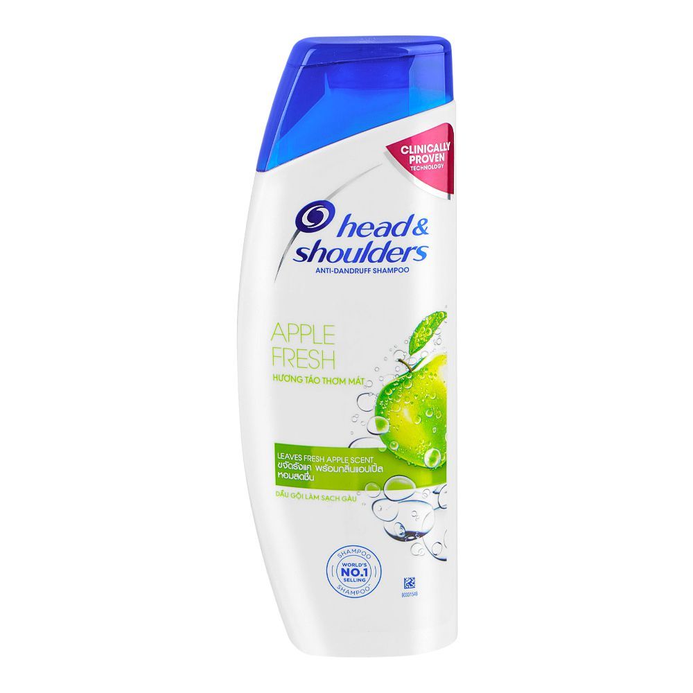 Head & Shoulder Apple Fresh Anti-Dandruff Shampoo, For All Hair Types ...