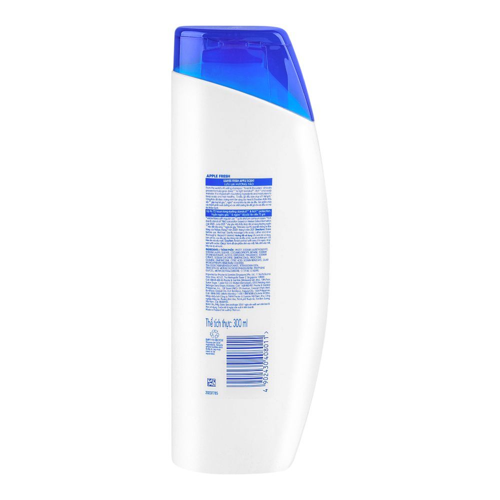 Head & Shoulder Apple Fresh Anti-Dandruff Shampoo, For All Hair Types ...