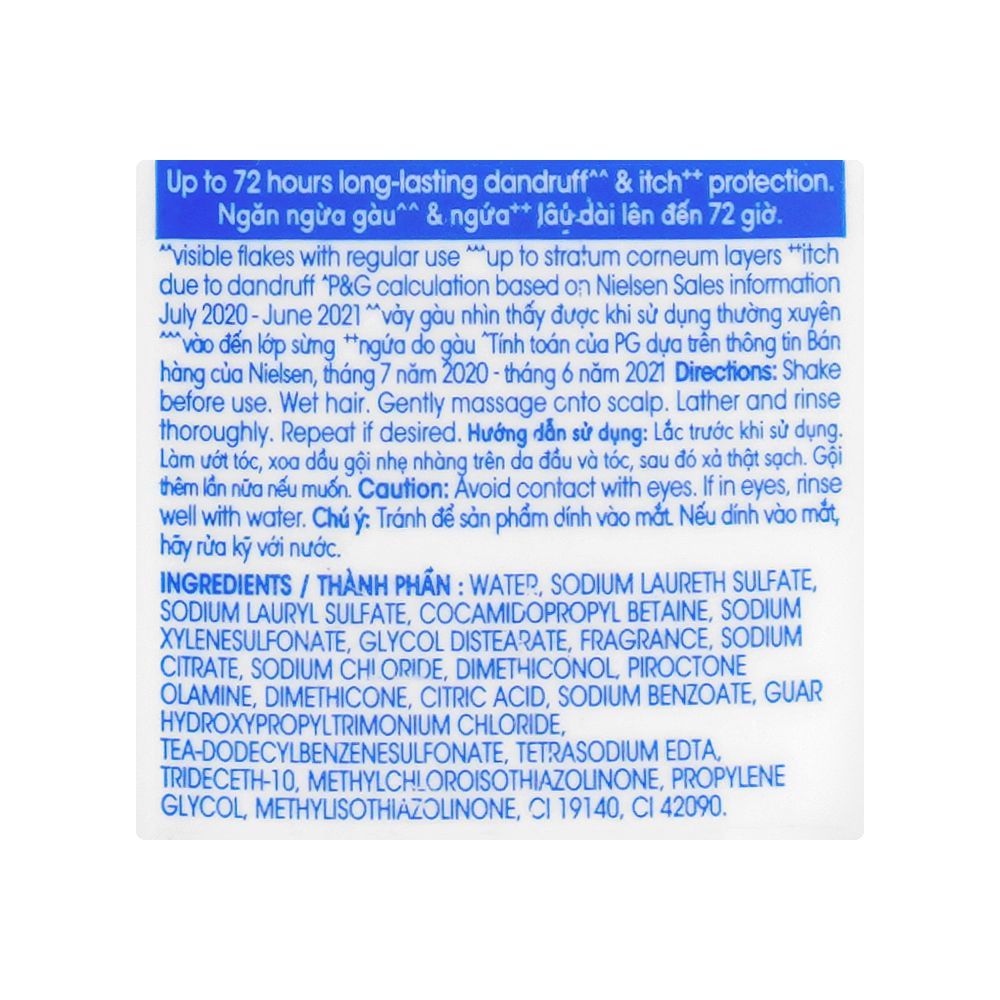 Head & Shoulder Apple Fresh Anti-Dandruff Shampoo, For All Hair Types ...