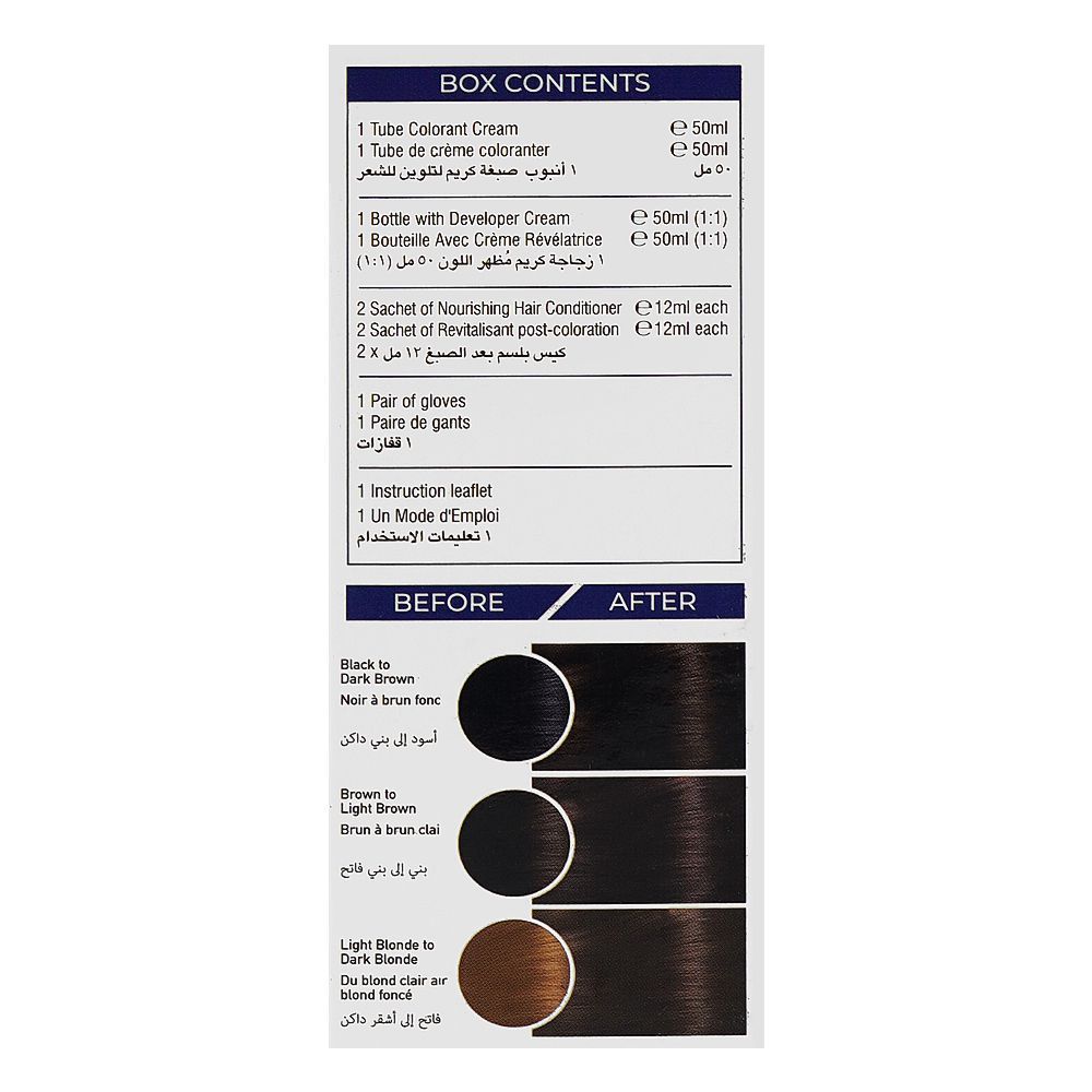 Cosmo No Ammonia Safe & Easy Permanent Hair Color - Salon Quality Hair ...