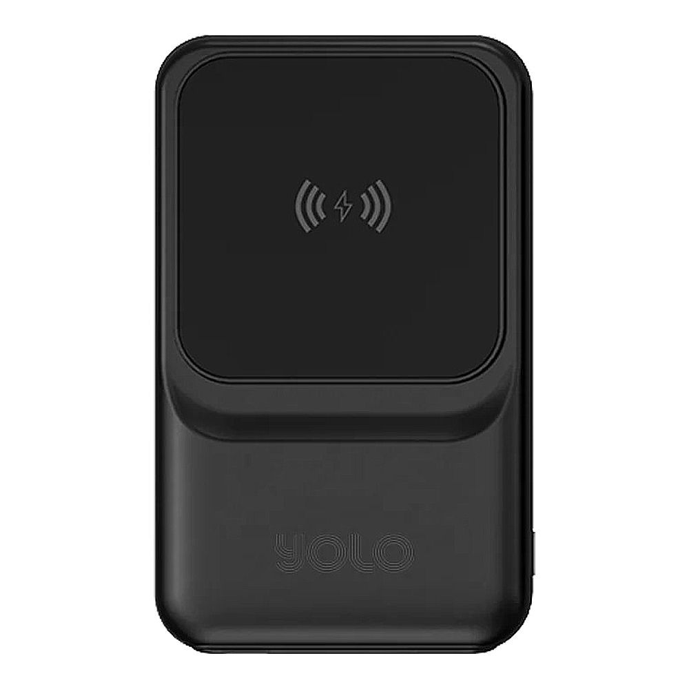 Yolo GoMag Pro Power Bank (10000mAh, 22.5W, Wireless Charging), Black ...