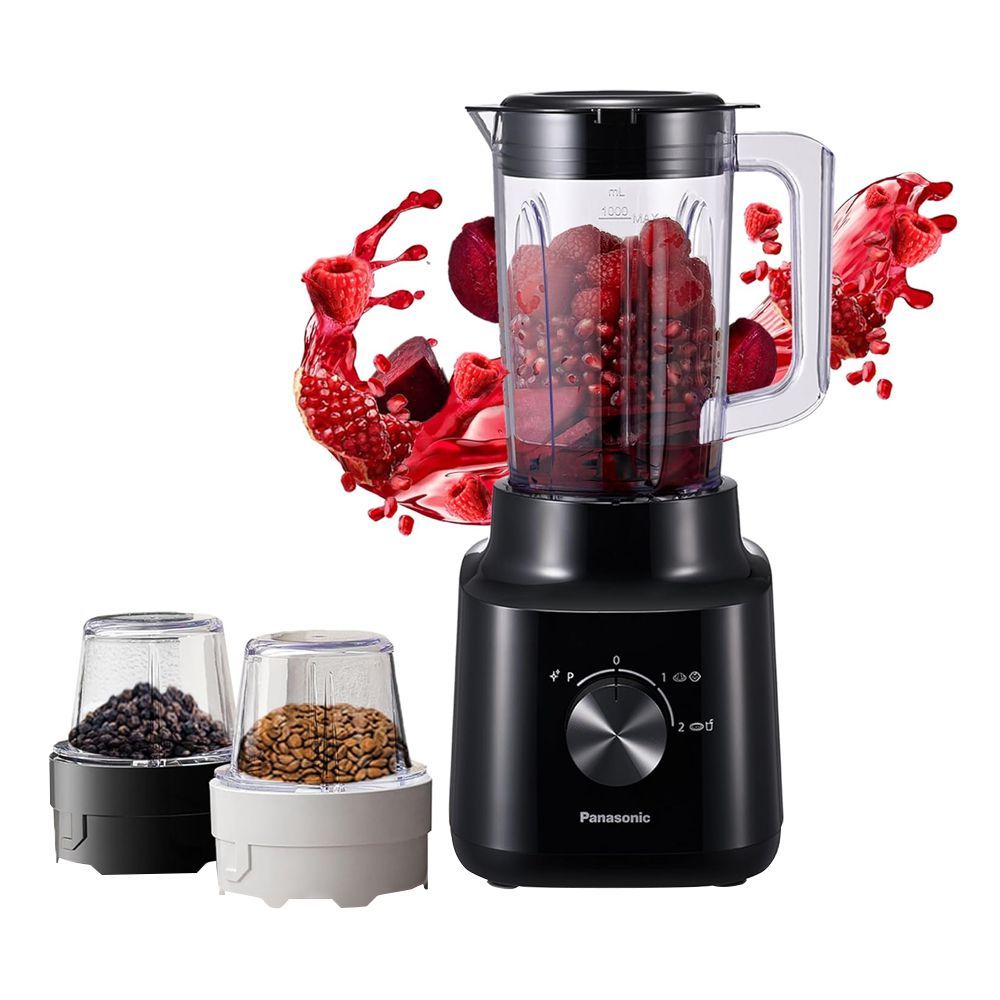 Panasonic Blender With 2 Dry Mills, 450W, 1450ml Liter Plastic Jug, 50g ...
