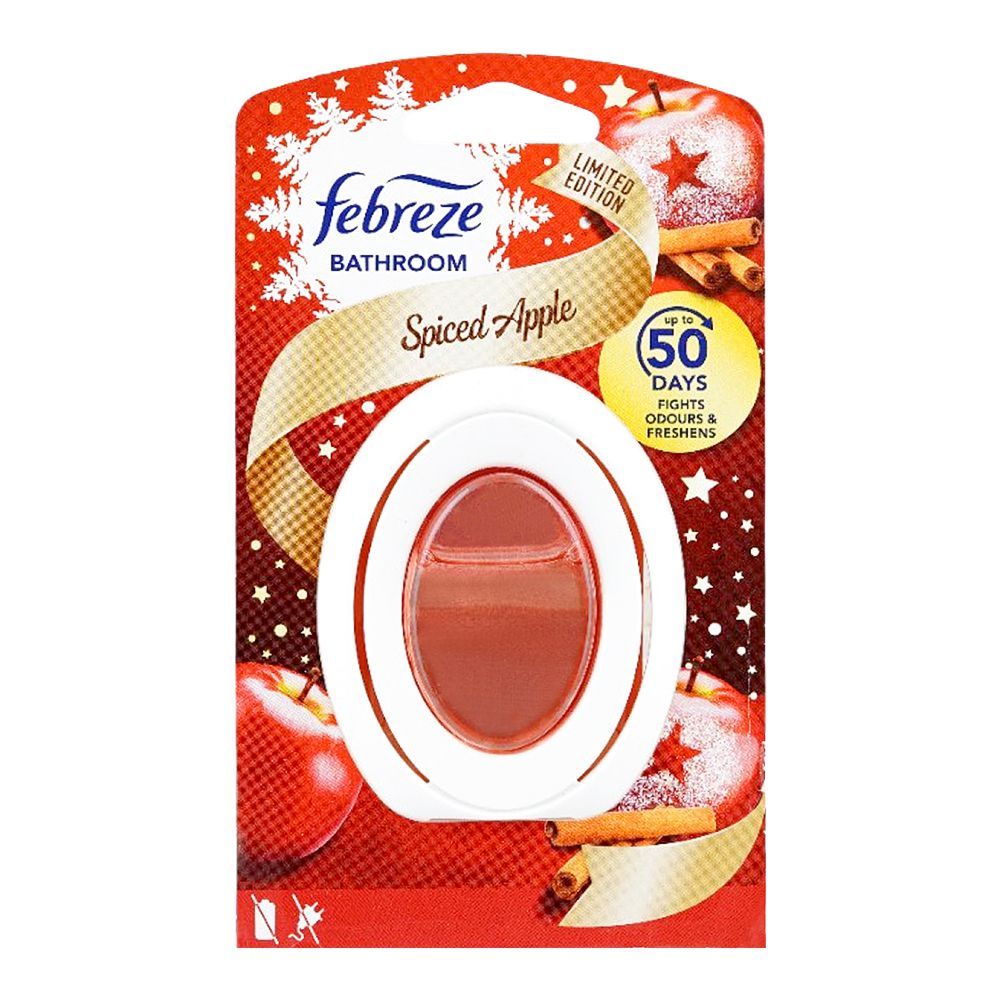 Febreze Bathroom Anti-Mould Odour Air Freshener, Spiced Apple Scent, 7.5ml