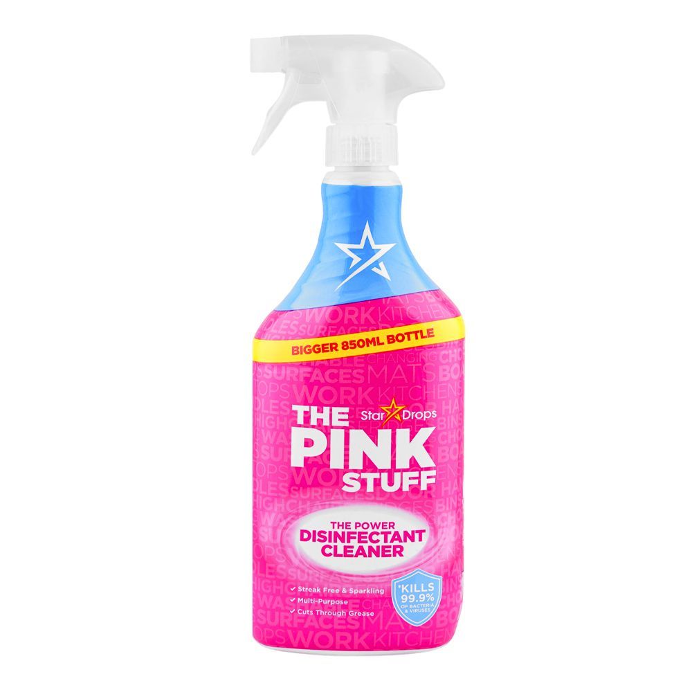 Star Drops The Pink Stuff Disinfectant Cleaner Trigger, 850ml