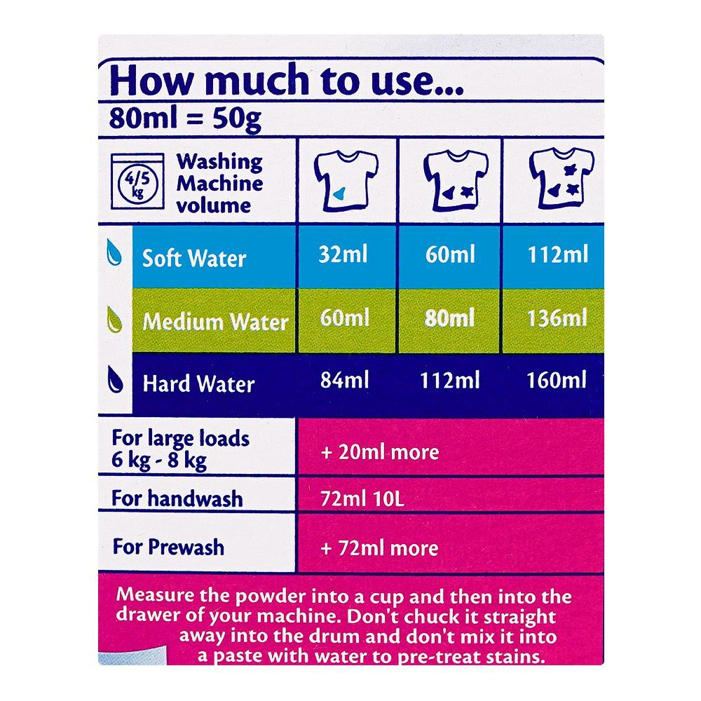 Surf Lavender & Spring Jasmine Laundry Detergent Powder, 2250g