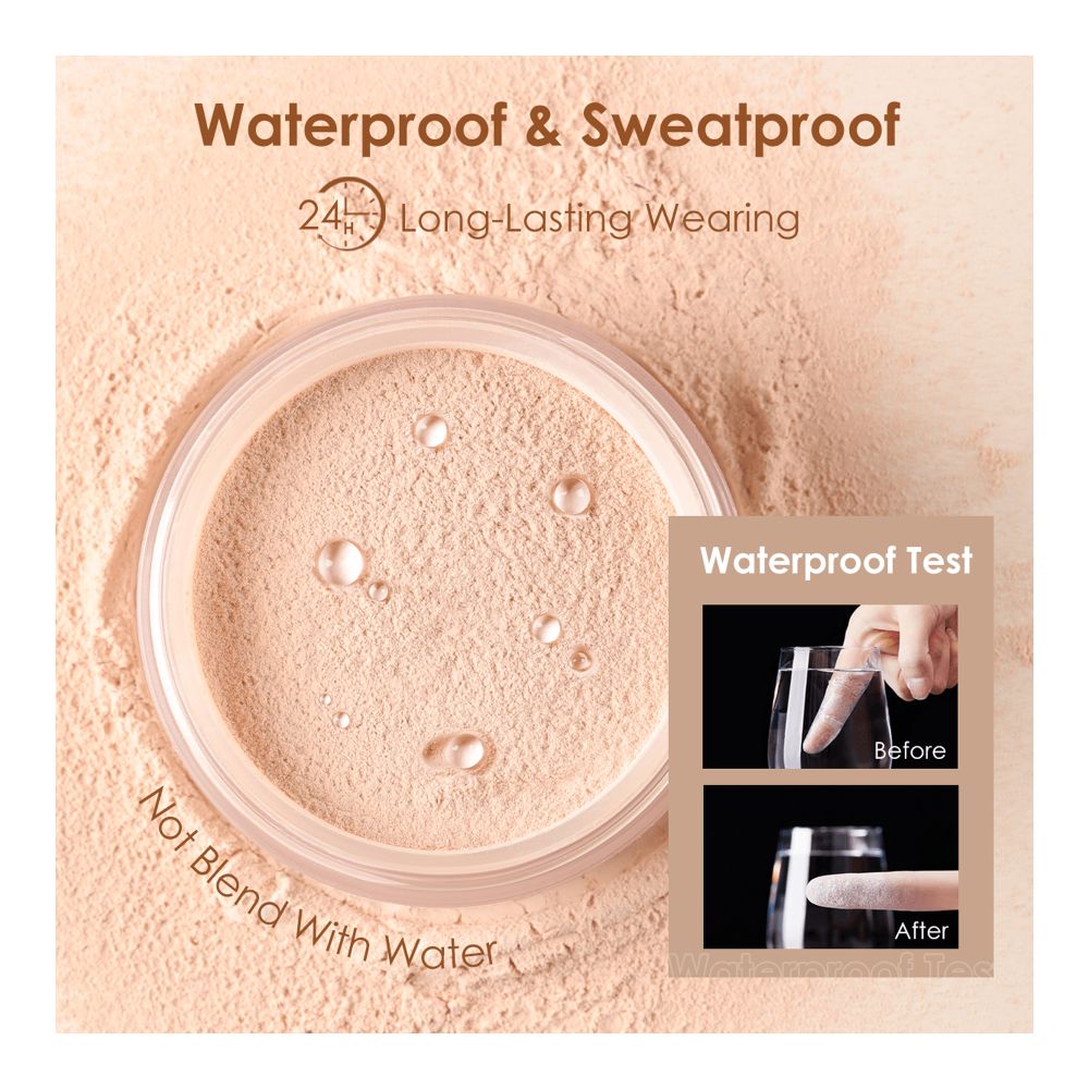 Focallure Matte Setting Loose Powder, Waterproof, Oil-Control, 7g, FA-15