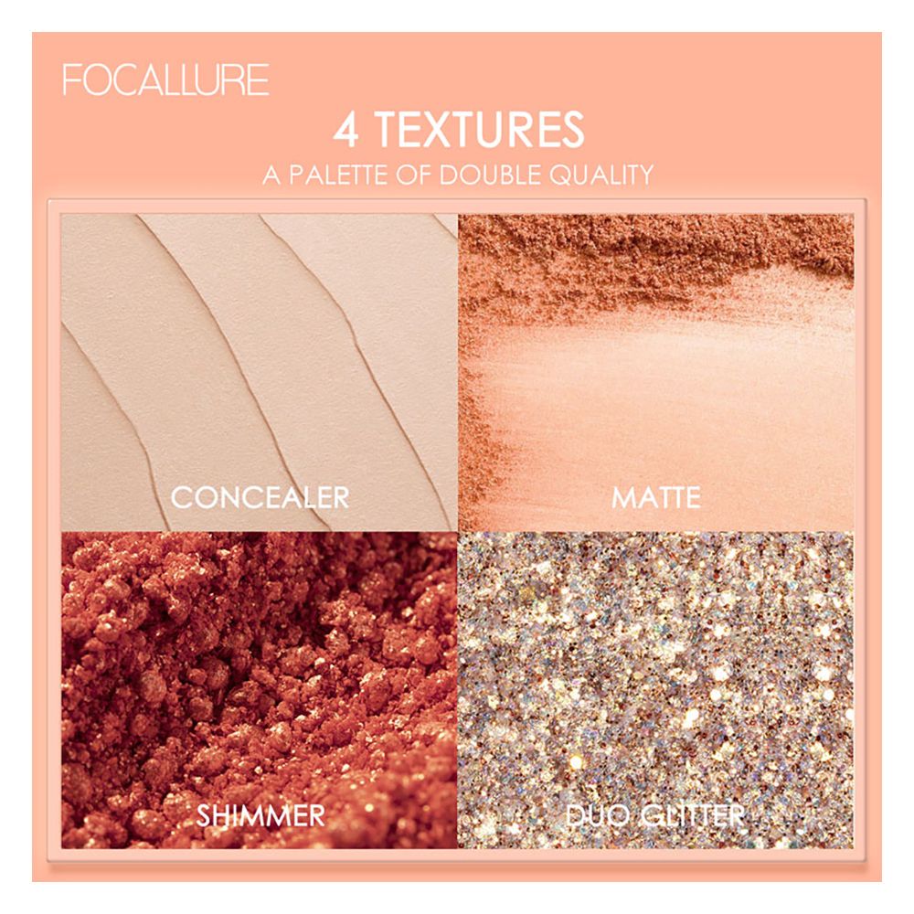 Focallure Uptown Girls 10 Color Eyeshadow Palette, FA-158 - 02 Sakura ...