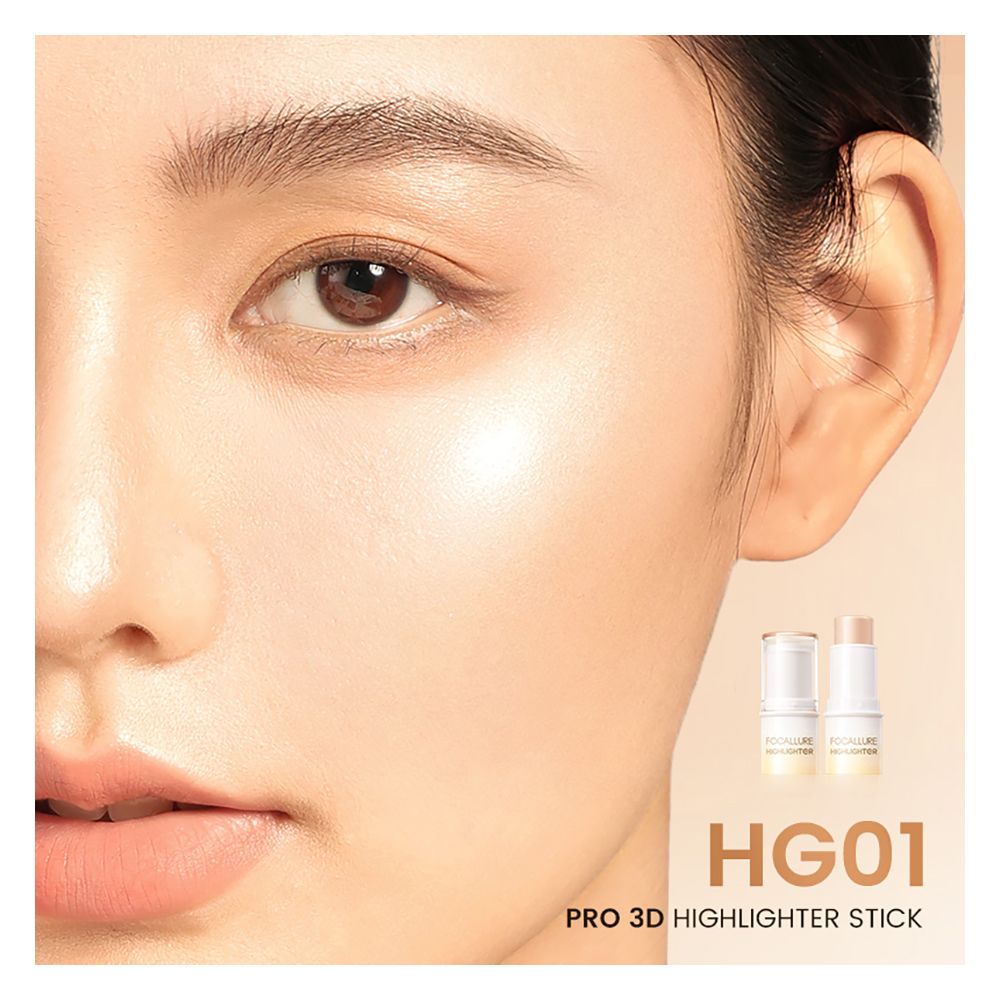 Focallure Dewy Glow Cream Highlighter Stick, Waterproof, HG-01