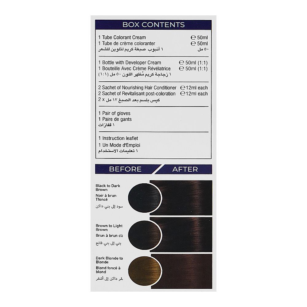 Cosmo No Ammonia Safe & Easy Permanent Hair Color - Salon Quality Hair ...