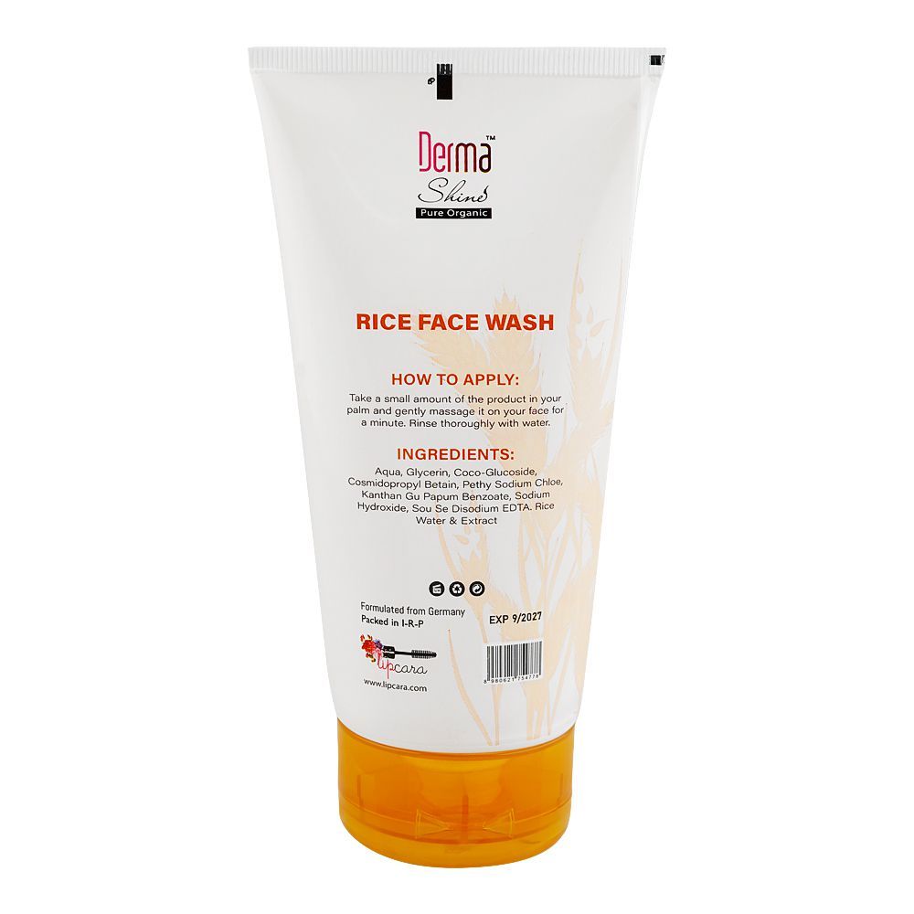 Derma Shine Rice Face Wash, 120ml