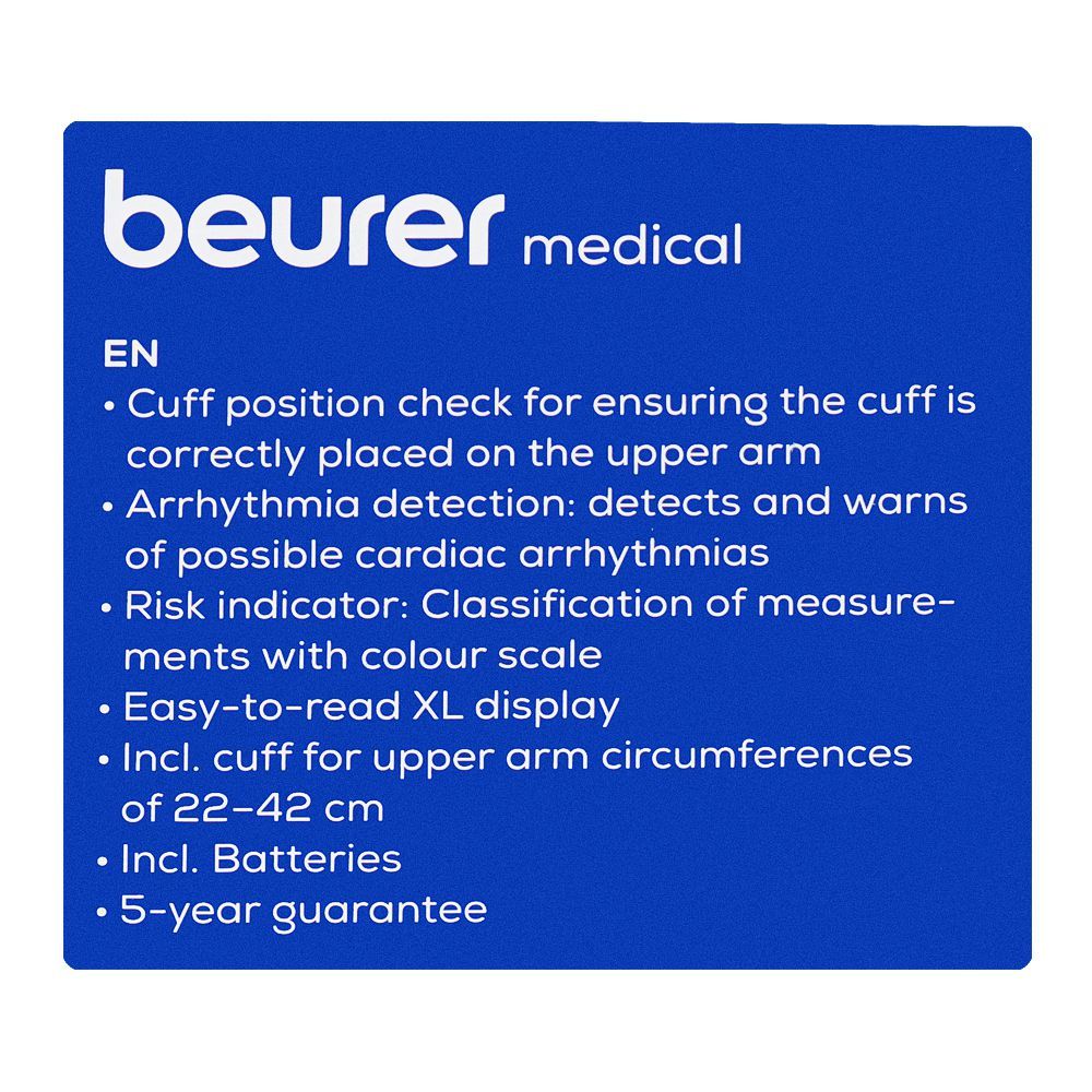 Beurer Blood Pressure Monitor, BM-23