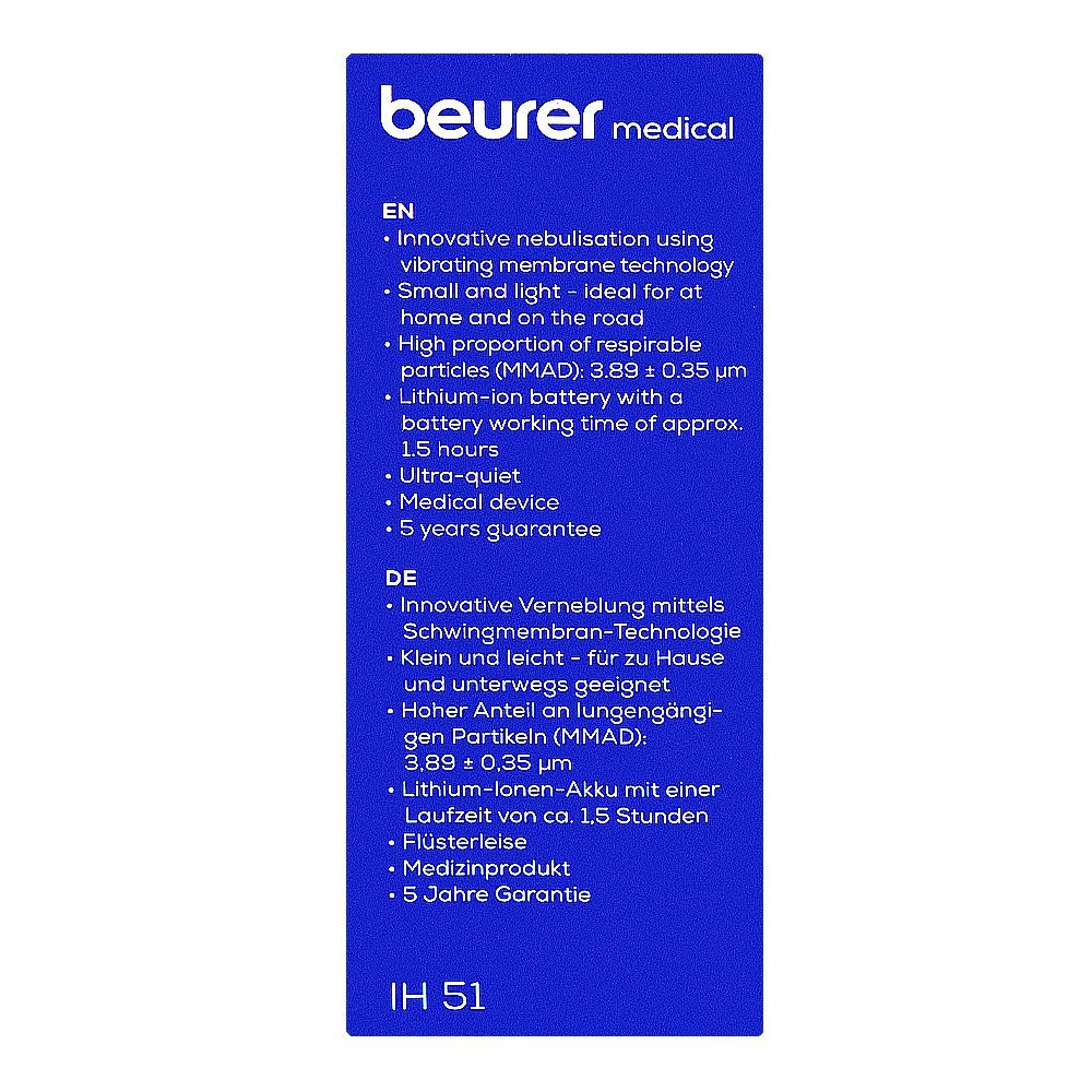 Beurer Nebulizer Inhalator, IH-51