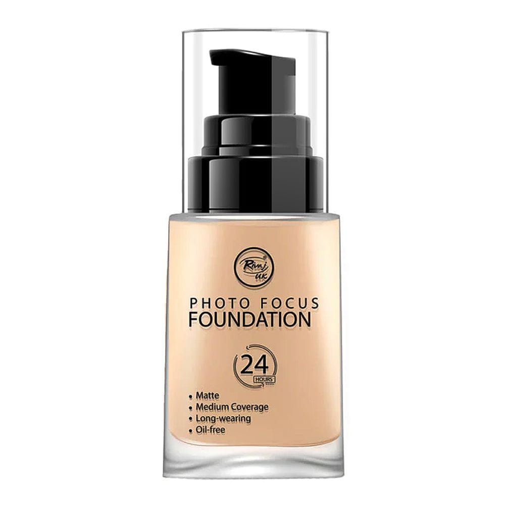 Rivaj UK Photo Focus Liquid Foundation, Matte, Medium Coverage, Oil ...
