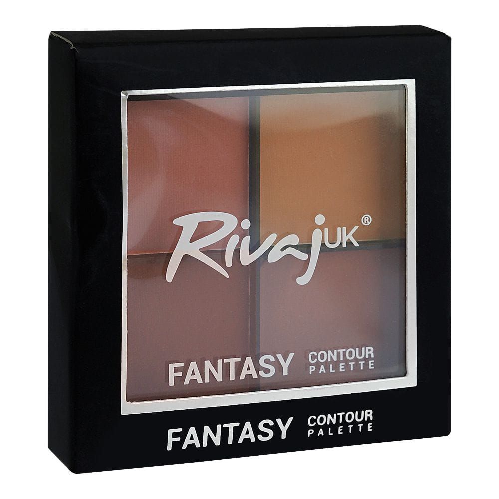 Rivaj UK Fantasy Contour Palette, 4 Shades, No. 01