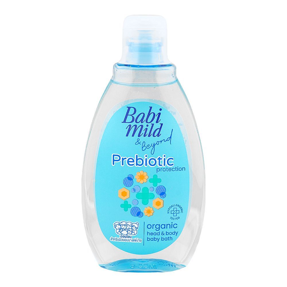 Baby Mild & Beyond Prebiotic Protection Organic Head & Body Bath, 180ml