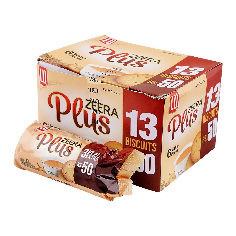 Lu Zeera Plus Biscuits, 70.2g