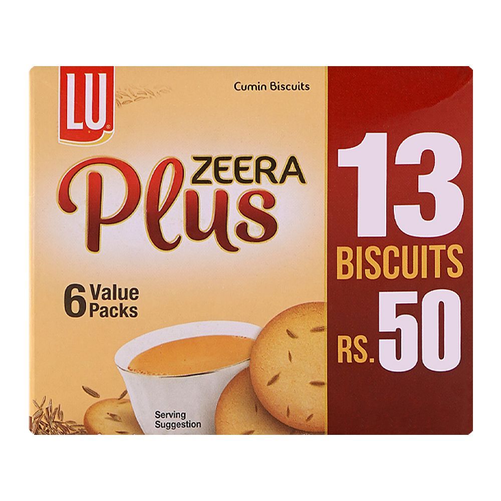 Lu Zeera Plus Biscuits, 70.2g